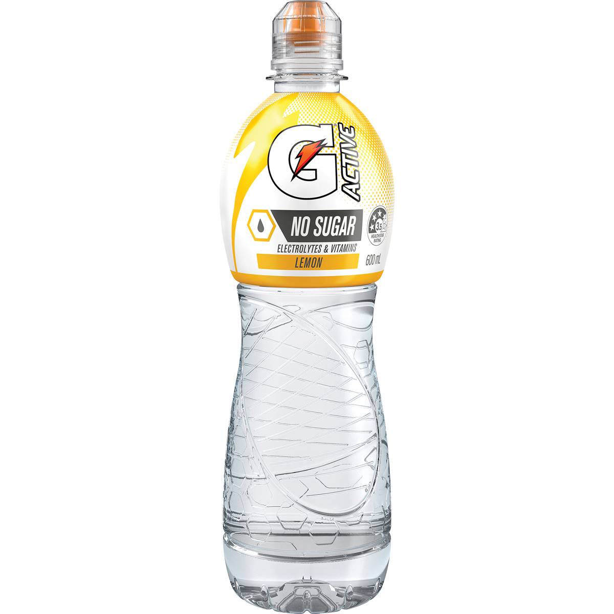 Gatorade G Active Flavoured Water Lemon 600ml | Woolworths